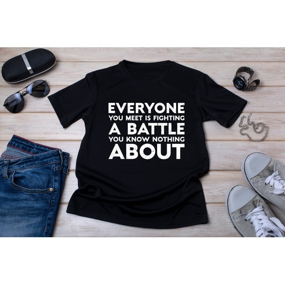BandRole Be Kind Shirt: Inspirational Robin Williams Quote, Empathy Tee ...