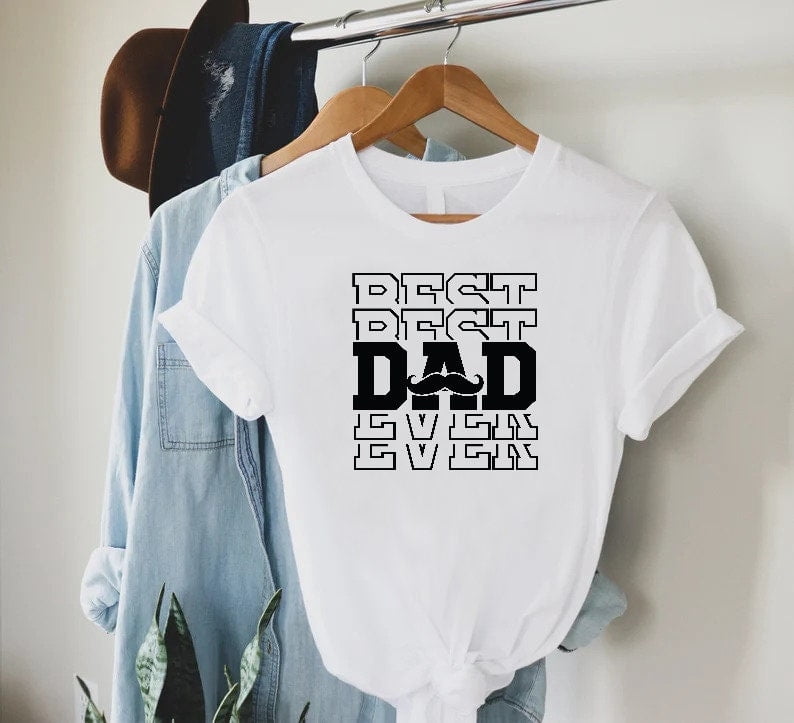 BandRole Best Dad Ever Shirt, Fathers Day, Dad From Daughter, New Dad ...