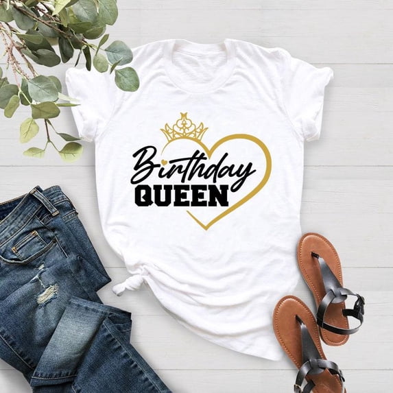 BandRole Birthday Queen Shirt, Gift For Birthday Girl, Birthday Present ...
