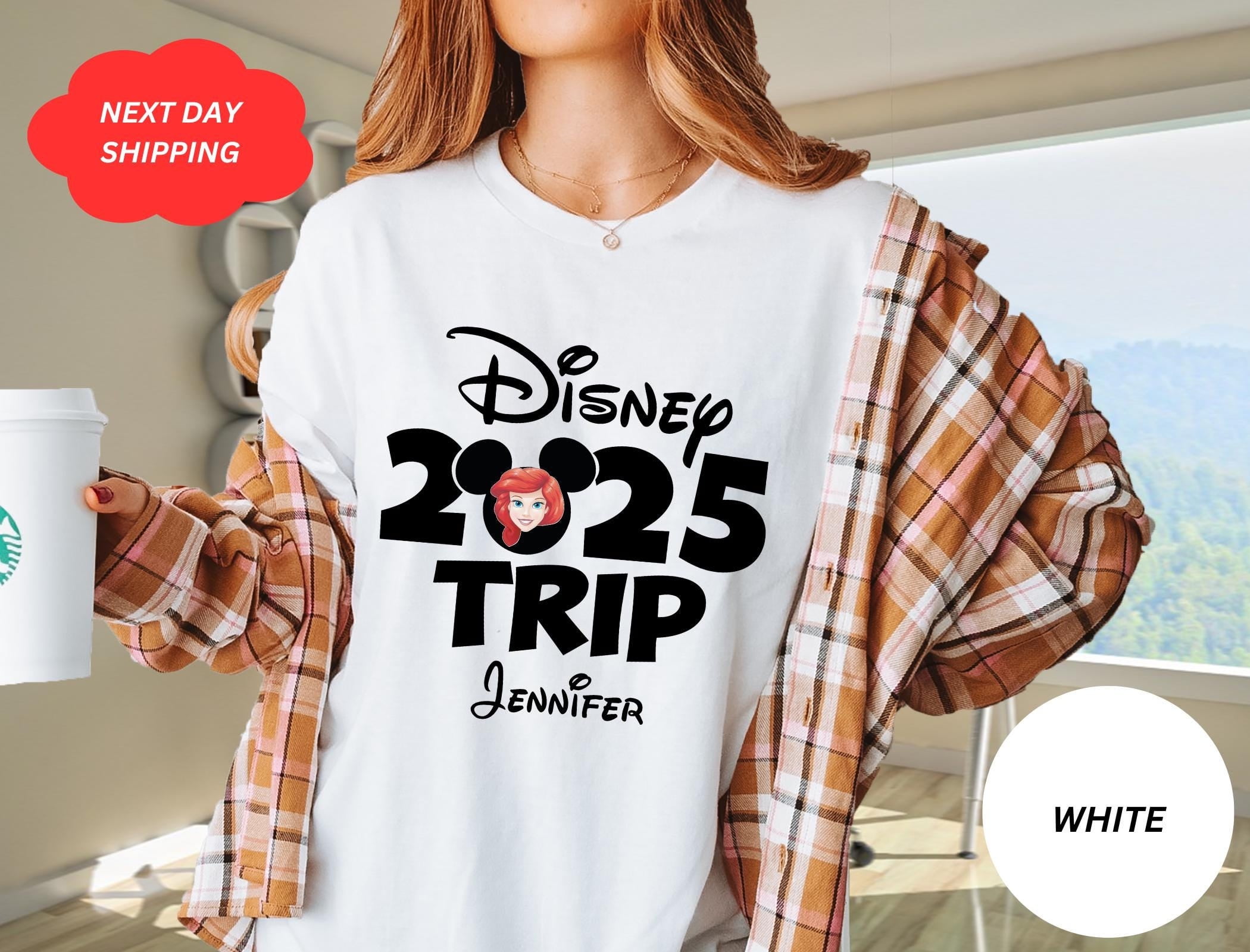 BandRole Custom Disney All Characters Shirt, Custom Disney Trip 2025 ...