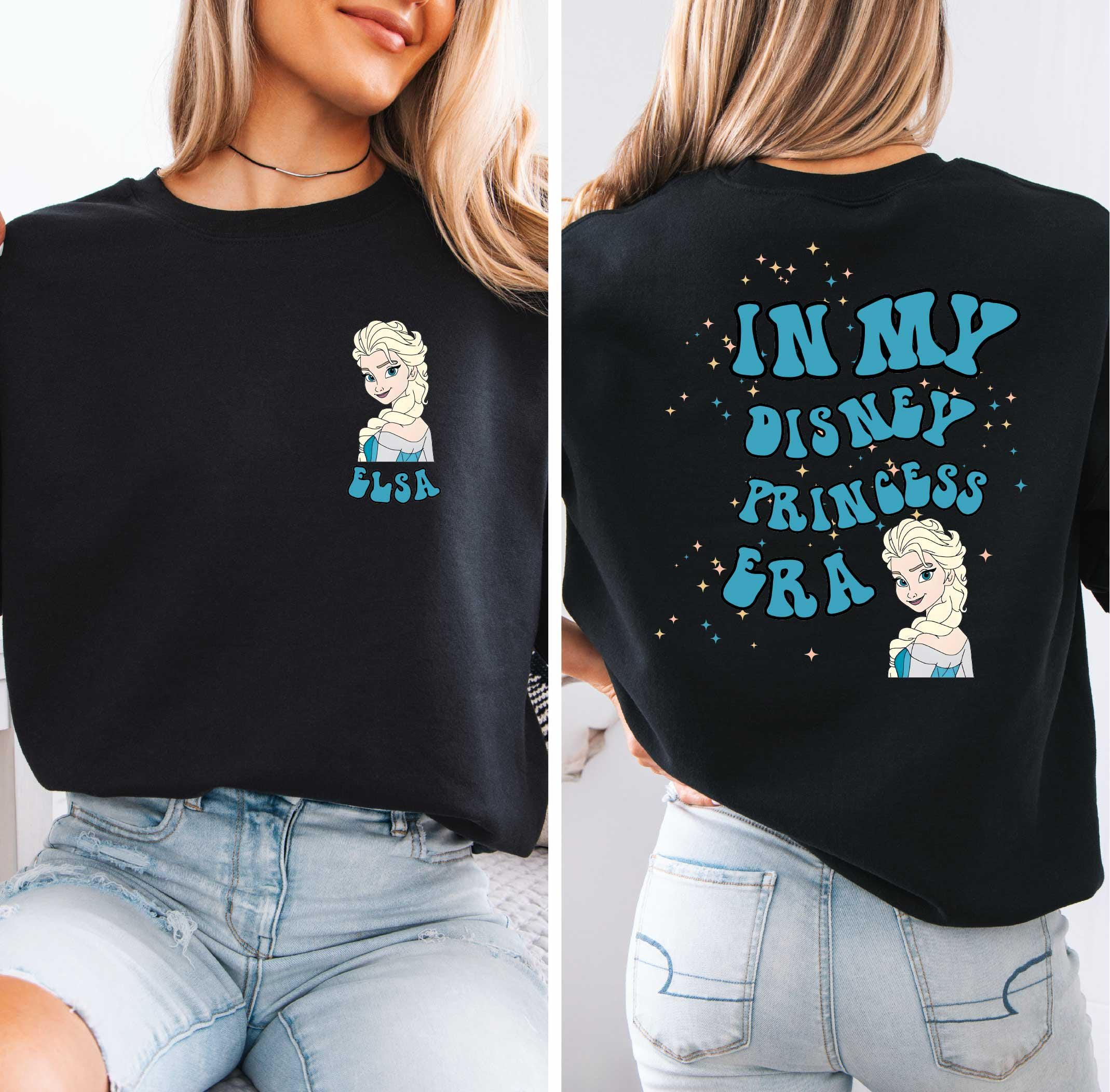 BandRole Disney Princess Elsa Shirt, In My Disney Princess Era T-Shirt ...