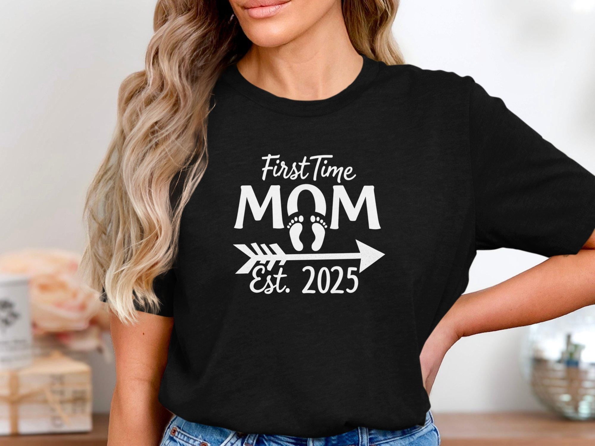 BandRole First Time Mom Shirt 2025, New Mom Gift Idea, Pregnancy ...