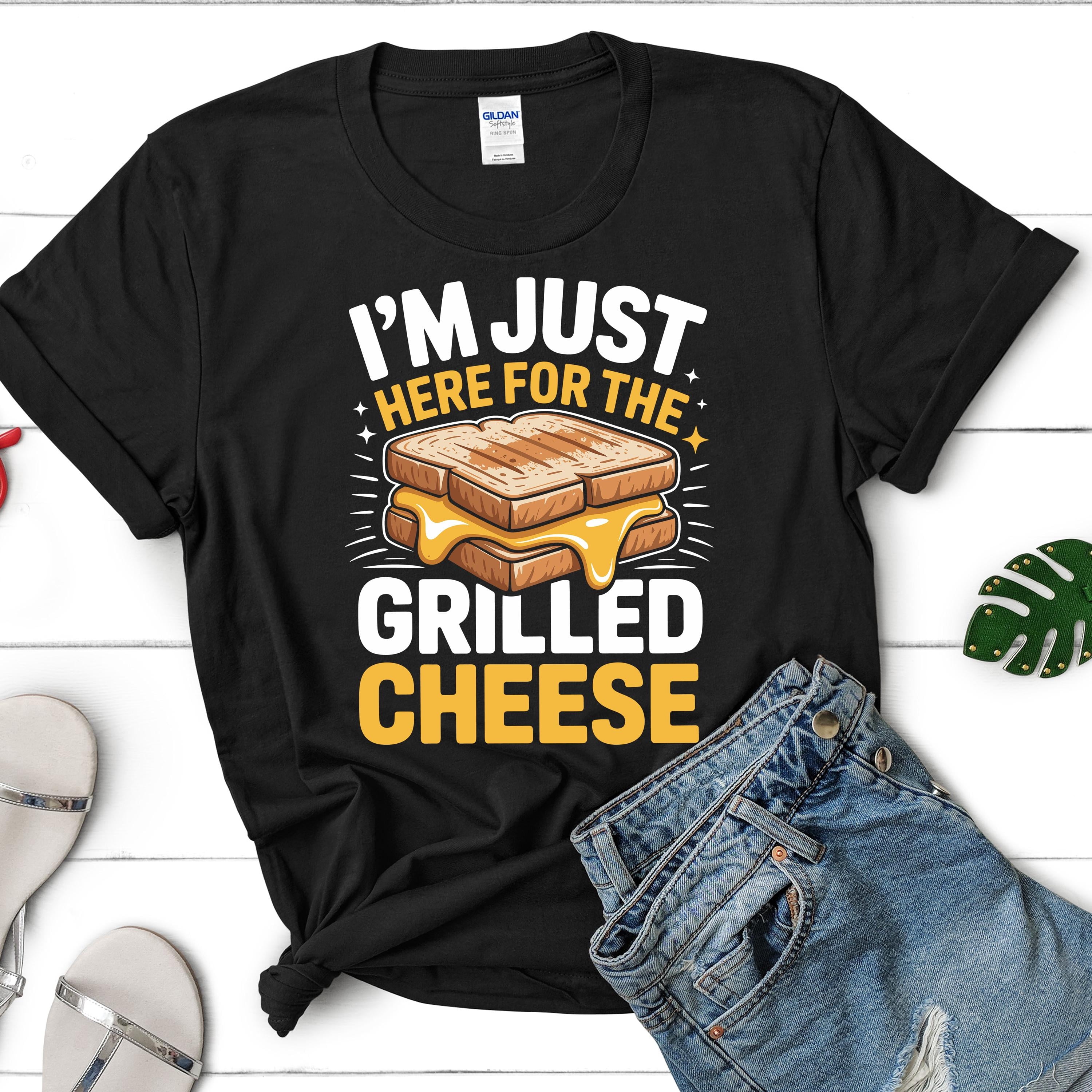 BandRole Grilled Cheese Shirt Design, Foodie Gift Shirt - Walmart.com