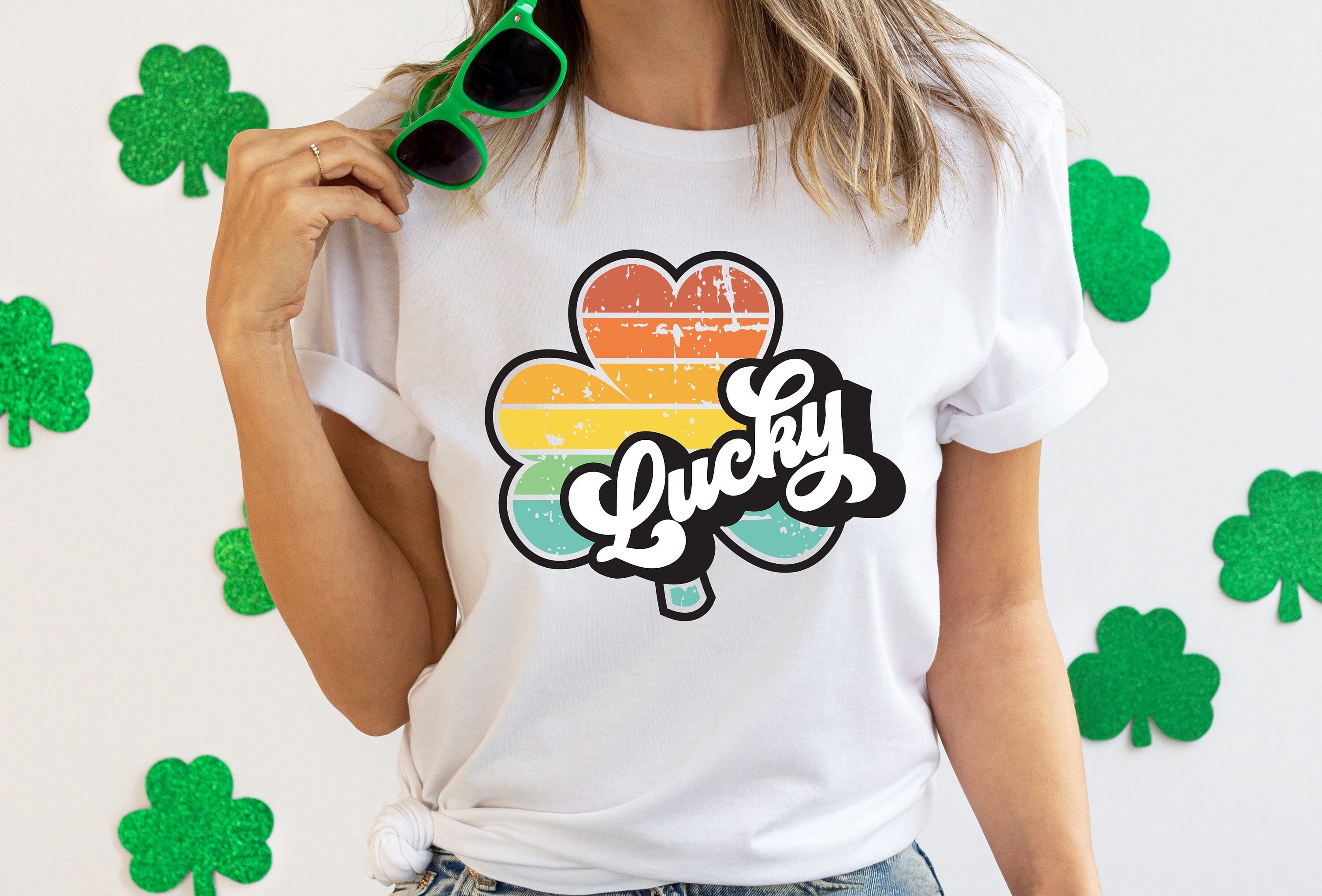 BandRole Lucky Shamrock St. Patrick's Day Shirt - Walmart.com
