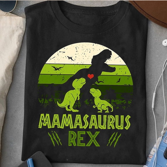 BandRole Mamasaurus Rex Dinosaur Mother Family Tshirt - Walmart.com