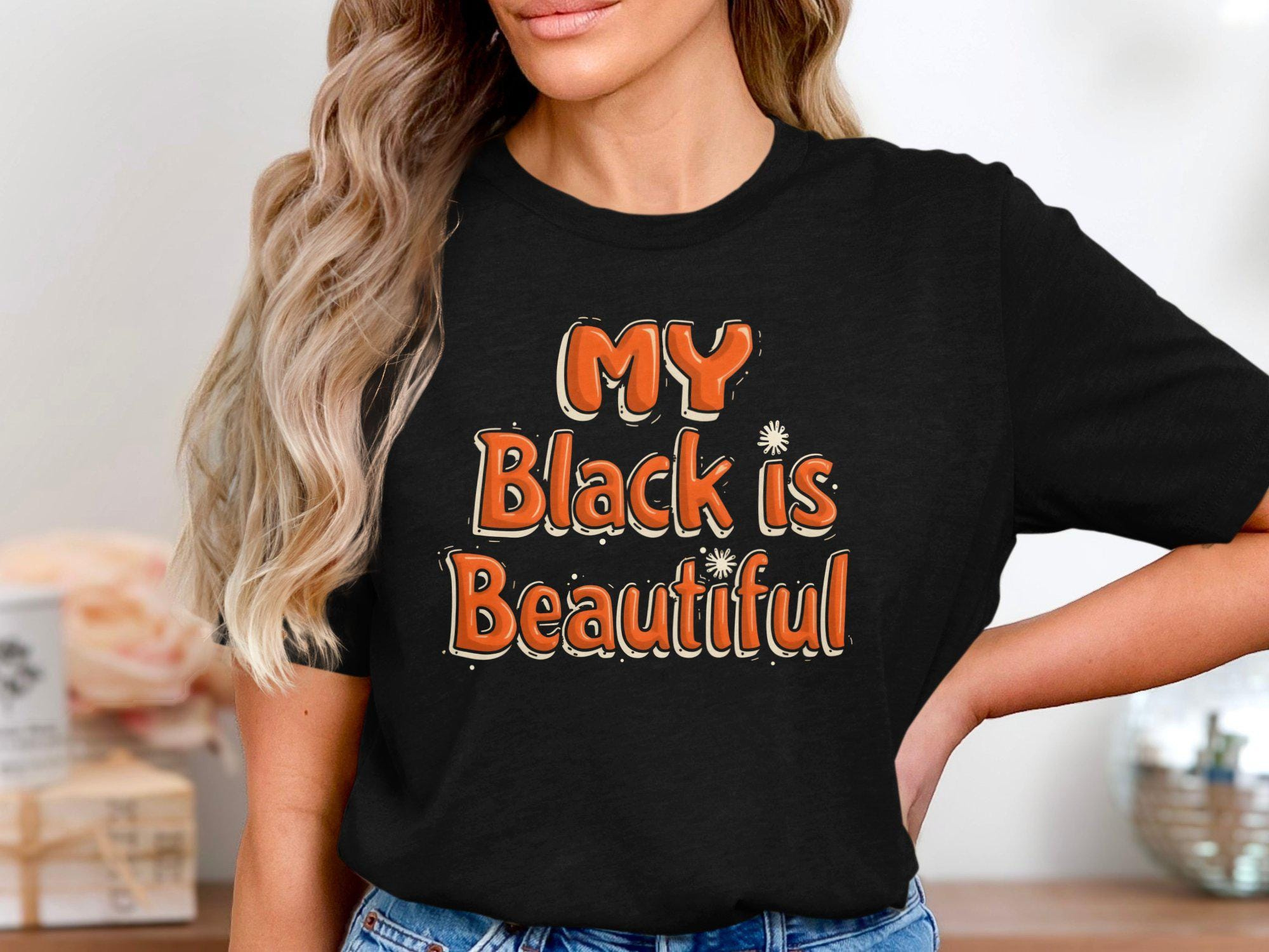 BandRole My Black Is Beautiful Shirt, Empowering Melanin Pride Tee ...