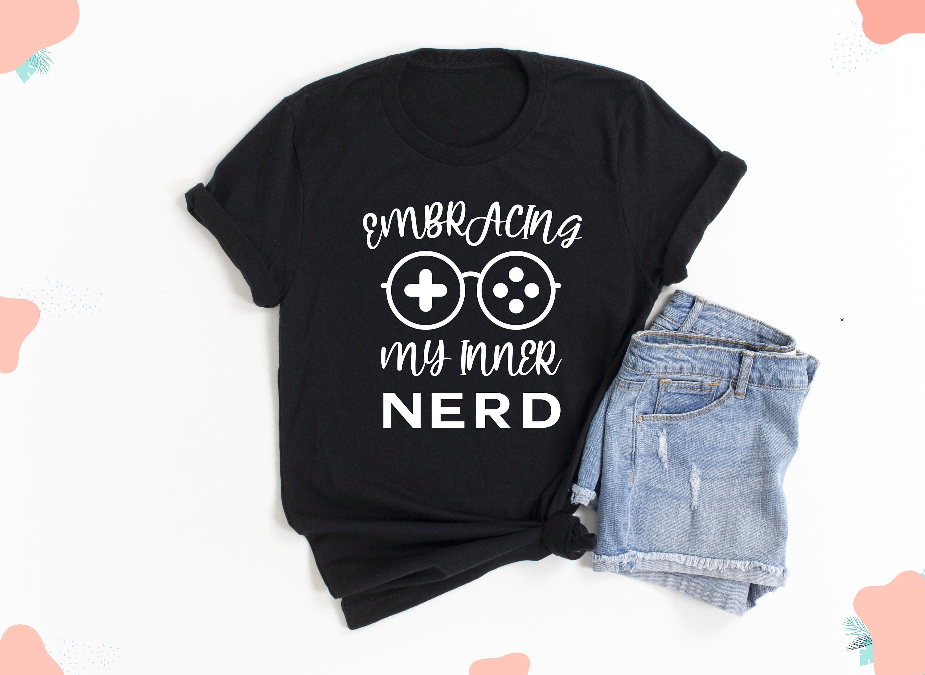 BandRole Nerdy Shirts - Embracing My Inner Nerd - Glasses and Eyelashes ...