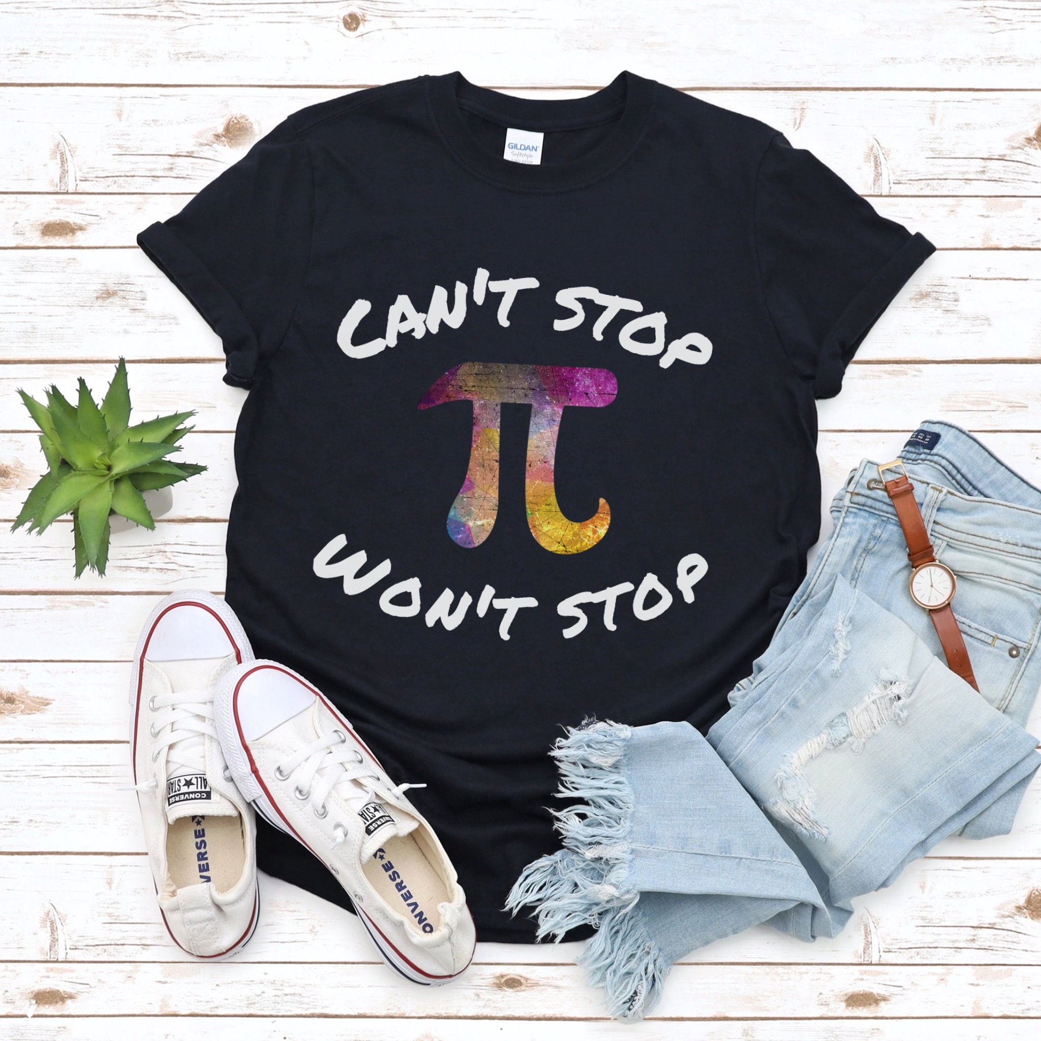 BandRole Pi Day Circle Can't Stop Won't Stop, Math Teacher Student ...