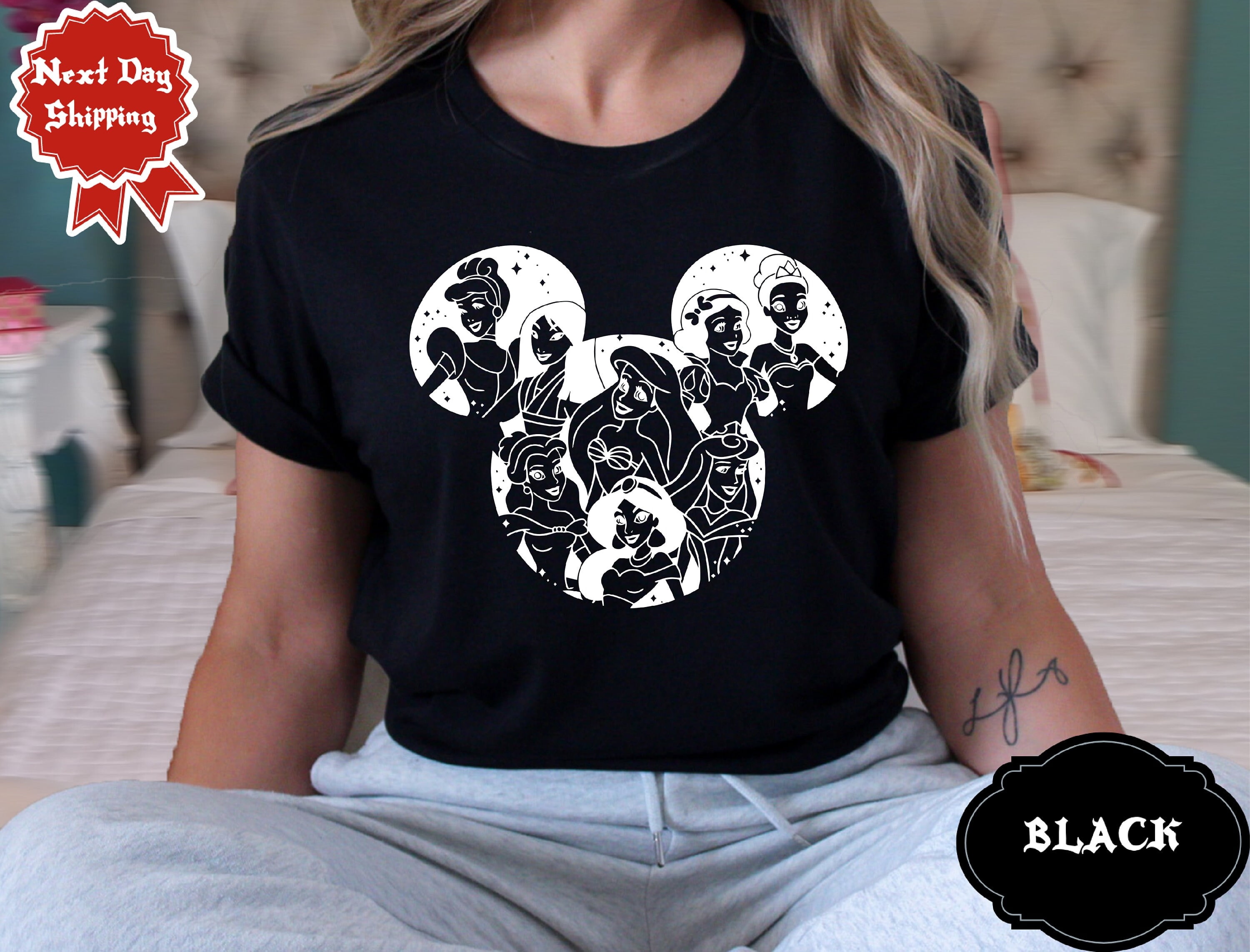 BandRole Princess Shirt, Cute Princess white shirt, Disney Cute Shirt ...