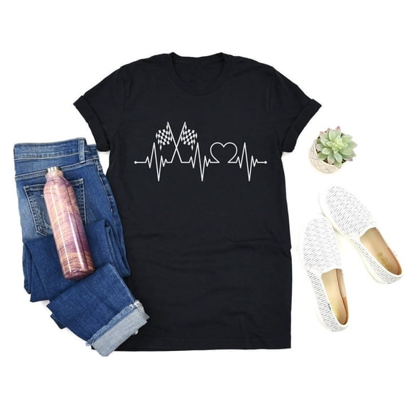 BandRole Racing Shirt, Racing Heartbeat Shirt, Race Car T-Shirt, Racing ...