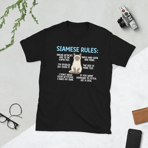 BandRole Siamese Owner Siamese Lover Siamese Cat Gift T-Shirt - Walmart.com