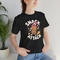 BandRole Snack Attack T-Shirt, Junk Food Tee, Cute Cartoon Graphic ...