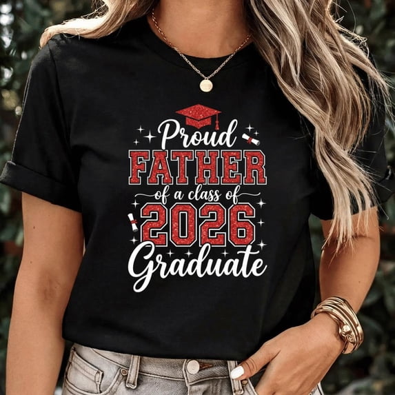 BandRole Super Proud Father of 2026 Graduate Senior Family T-Shirt ...
