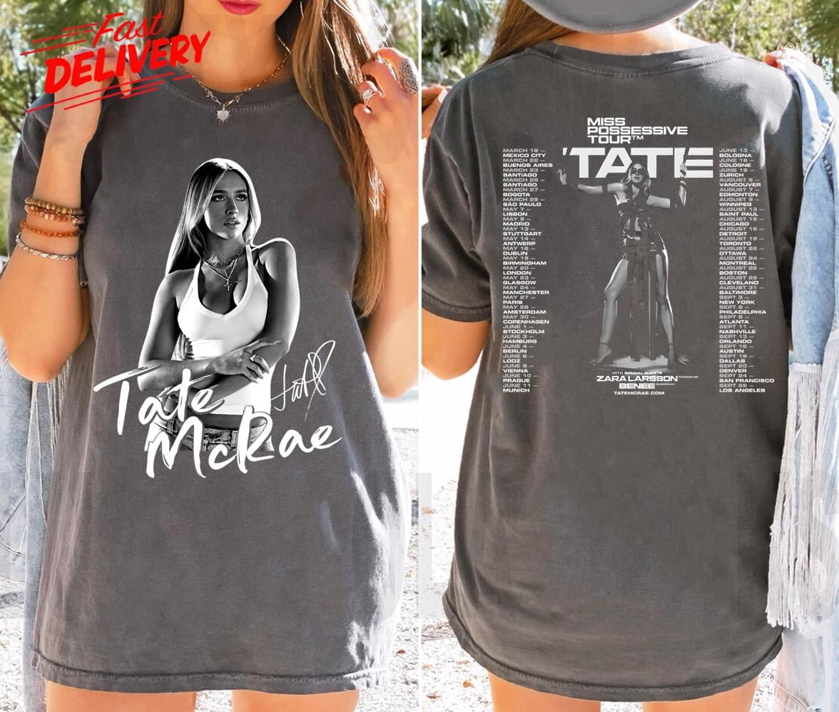 BandRole Tate McRae Shirt, Tate McRae 2025 Concert Shirt, Tate McRae ...