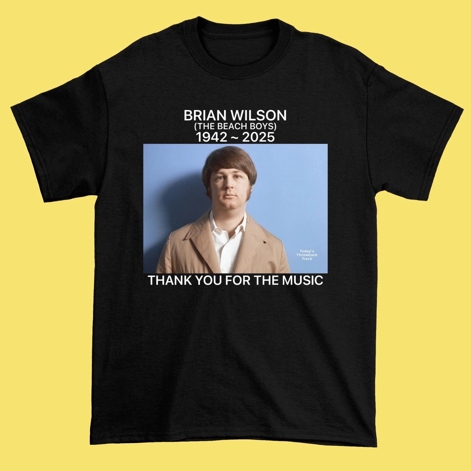 BandRole Thank You For Memories Brian Hot New Wilson 1942-2025 T-shirt ...