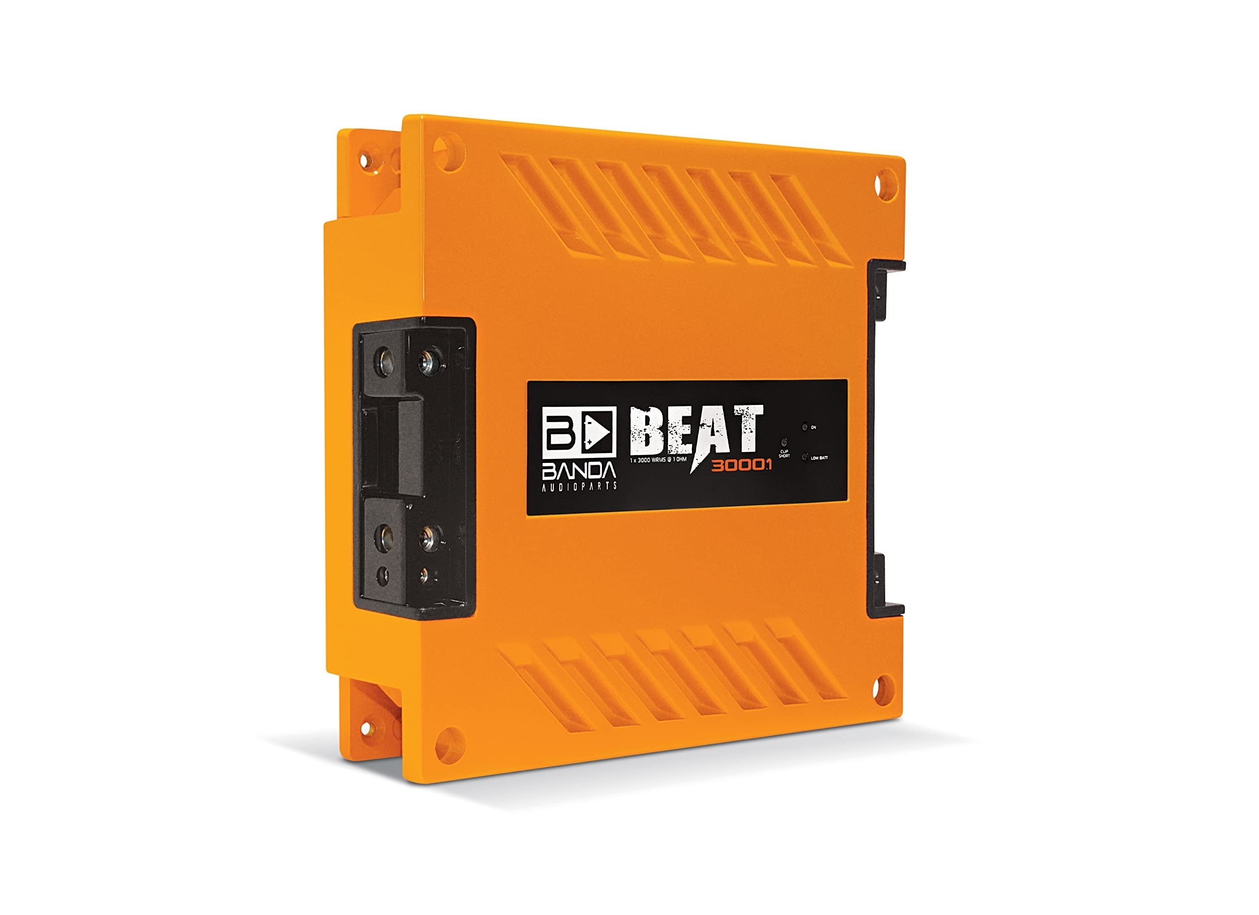 Banda 3000W 1 Ohm Mono Bass Vehicle Audio Amplifier, Orange - Walmart.com