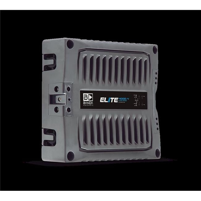 Banda ELITE4000.42BK 4000W 2 Ohm Black 4 Channel Amplifier - Walmart.com
