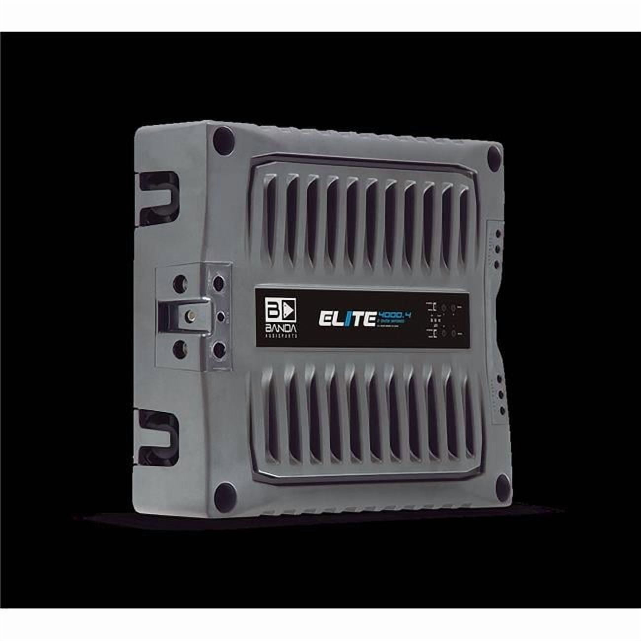 Banda ELITE4000.42BK 4000W 2 Ohm Black 4 Channel Amplifier - Walmart.com