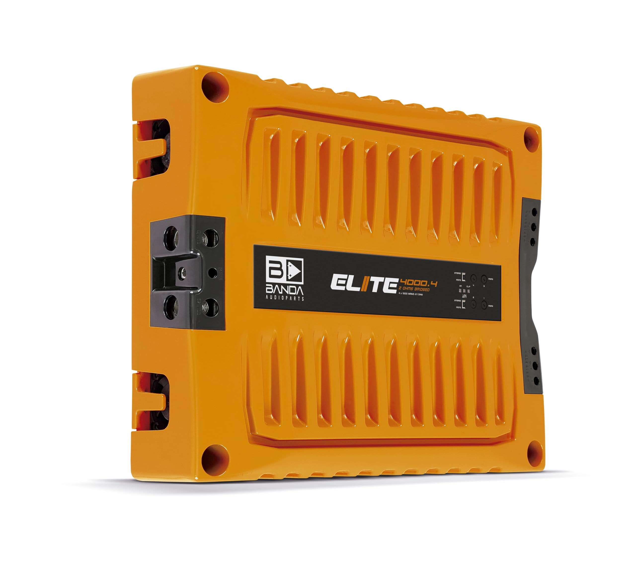 Banda 4000W 4-Channel Vehicle Audio Amplifier, Orange - Walmart ...