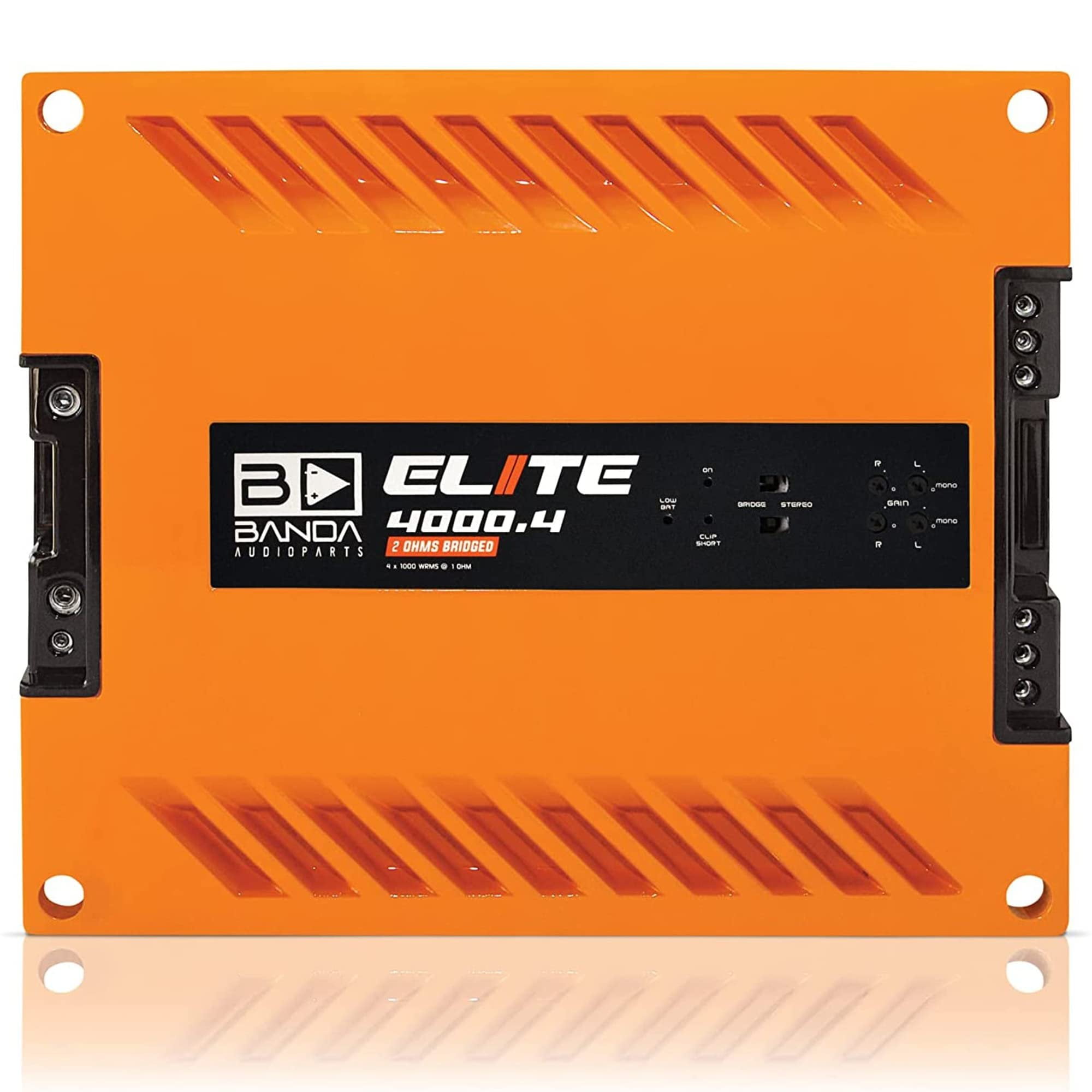 Banda 4-Ch. Vehicle Audio Bass Amplifier - 1000W High-Powered Mono Bass ...