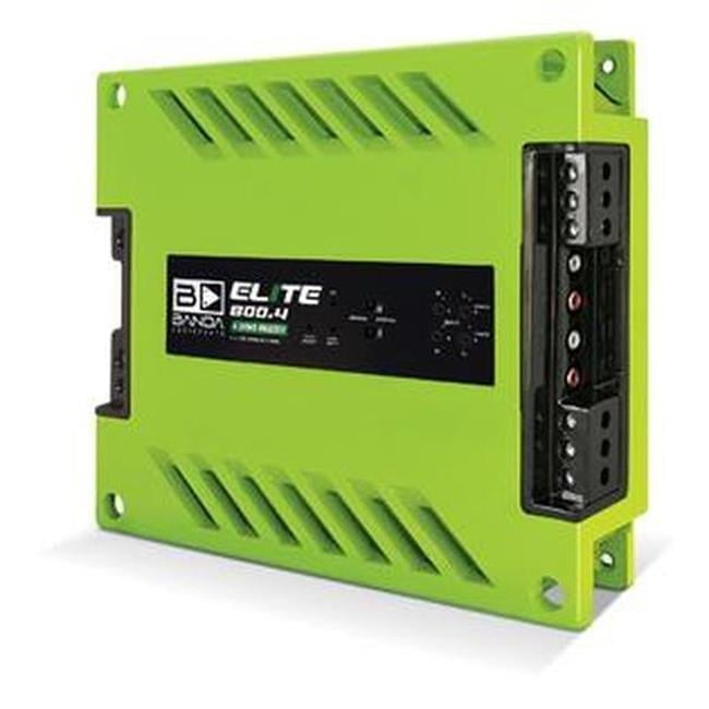 Banda 800W 4 Channel 2 Ohms Car Audio Amplifier BD800.42OHMGREEN, Green ...