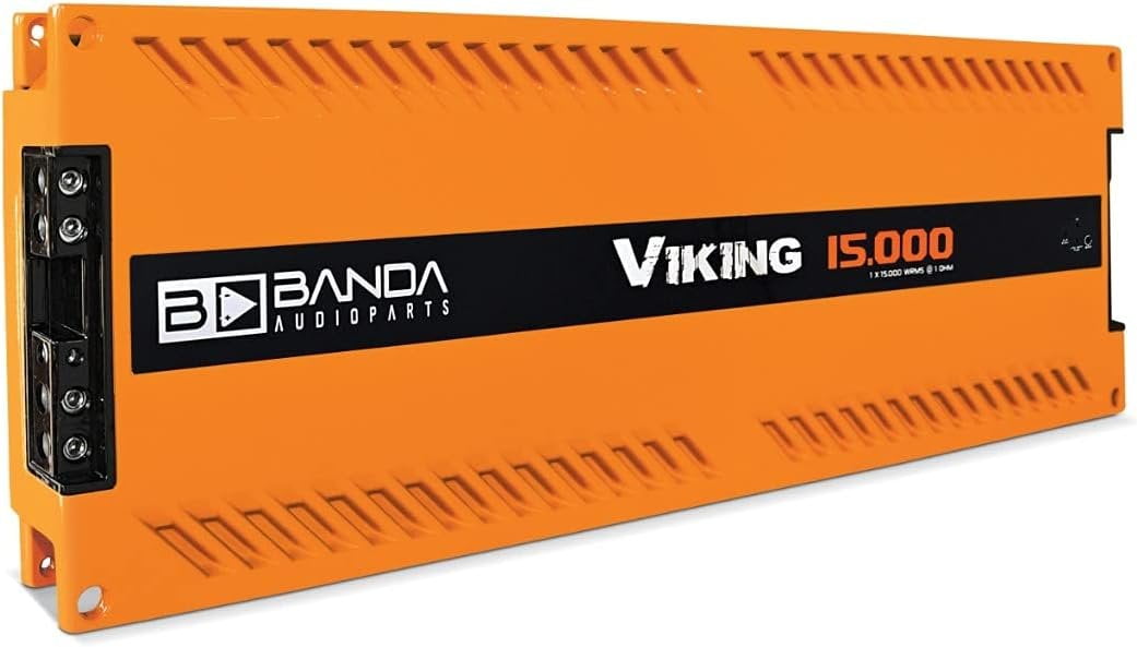 Banda 800W 4-Channel Bass Car Amplifier, 2 Ohms, Orange - BD800 ...