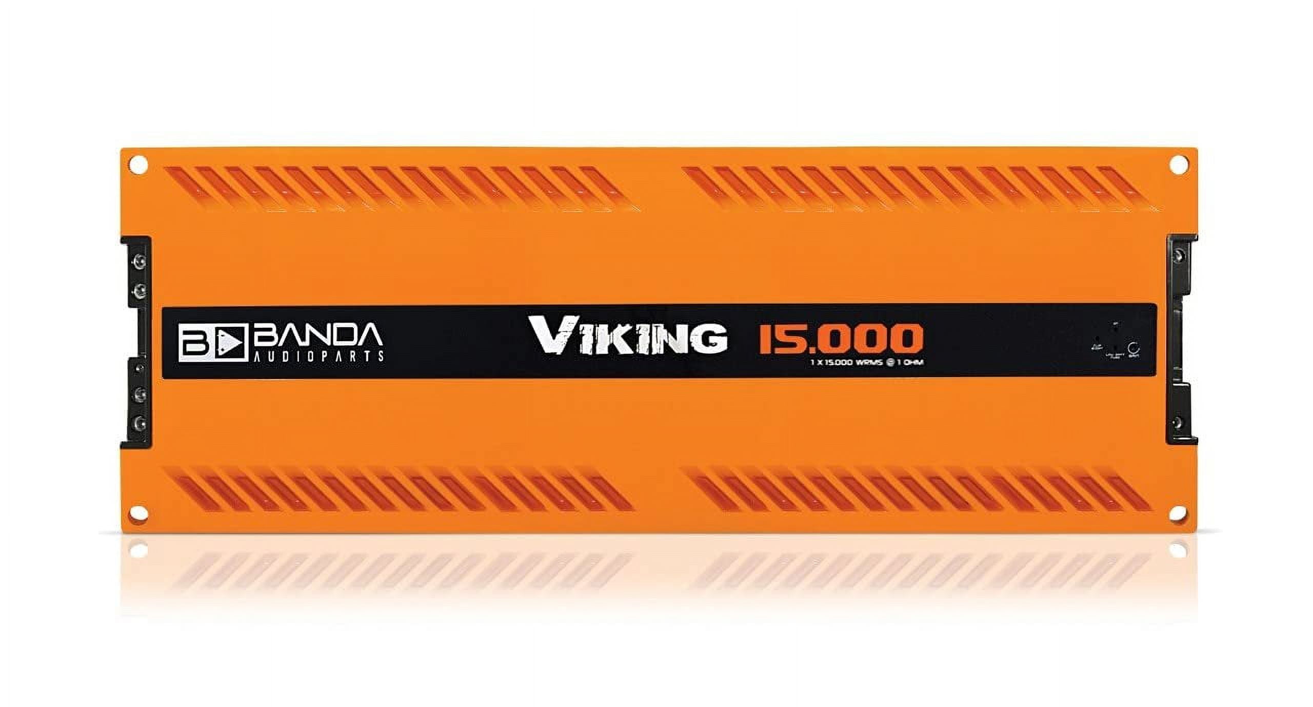 Banda BEAT3000.2ORANGE 3000W 2 Ohms Beat Car Amplifier, Orange ...