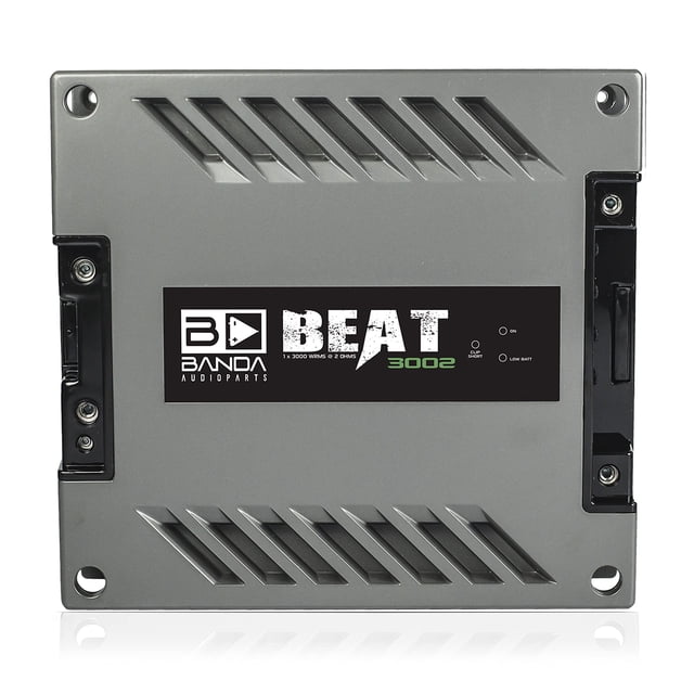 High Power Vehicle Audio Mono Bass Amplifier w/Subsonic Filter and Low ...