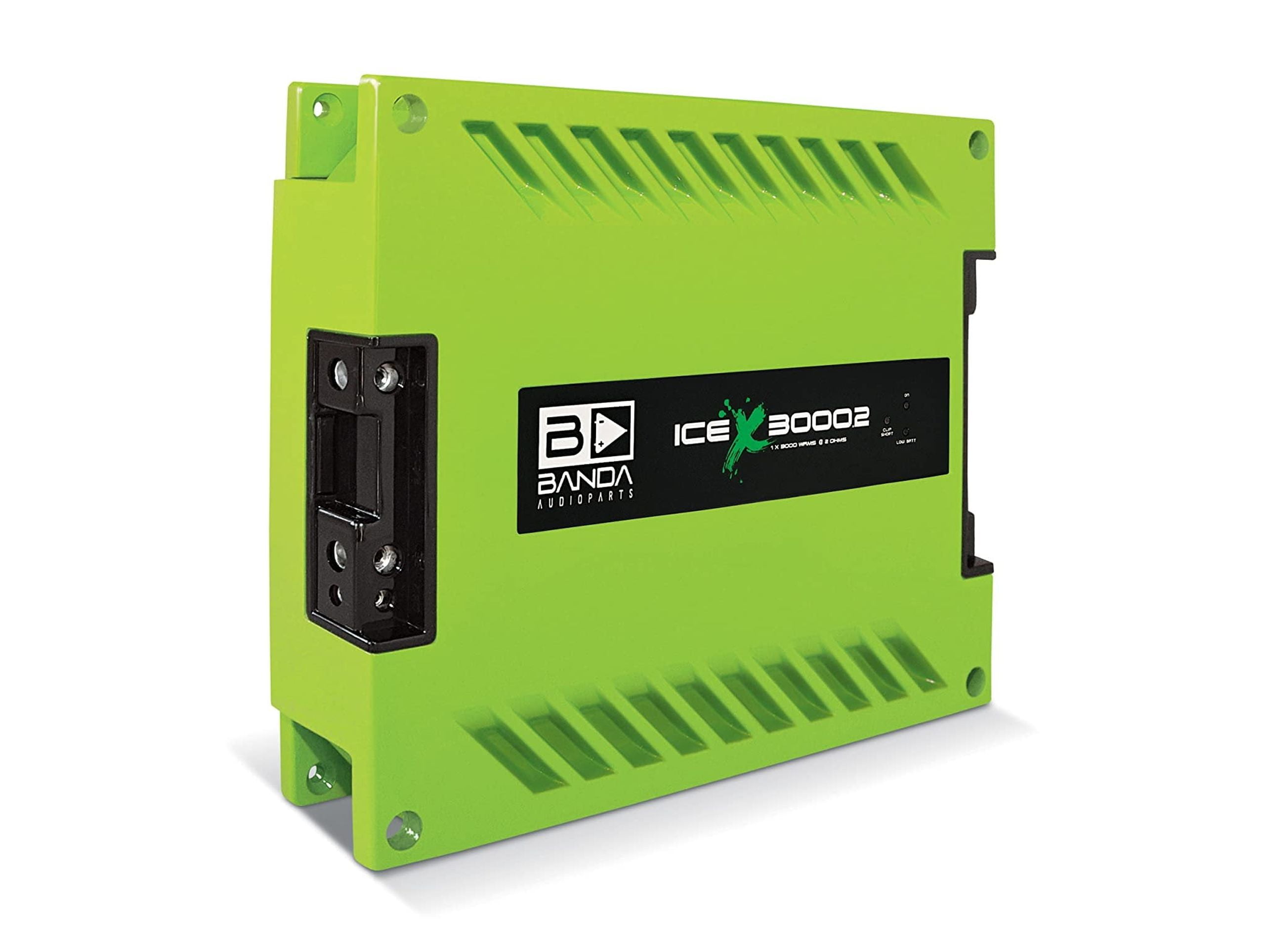 Banda ICEX3000.2GREEN 3000W 2 Ohms Car Audio Amplifier - Green ...