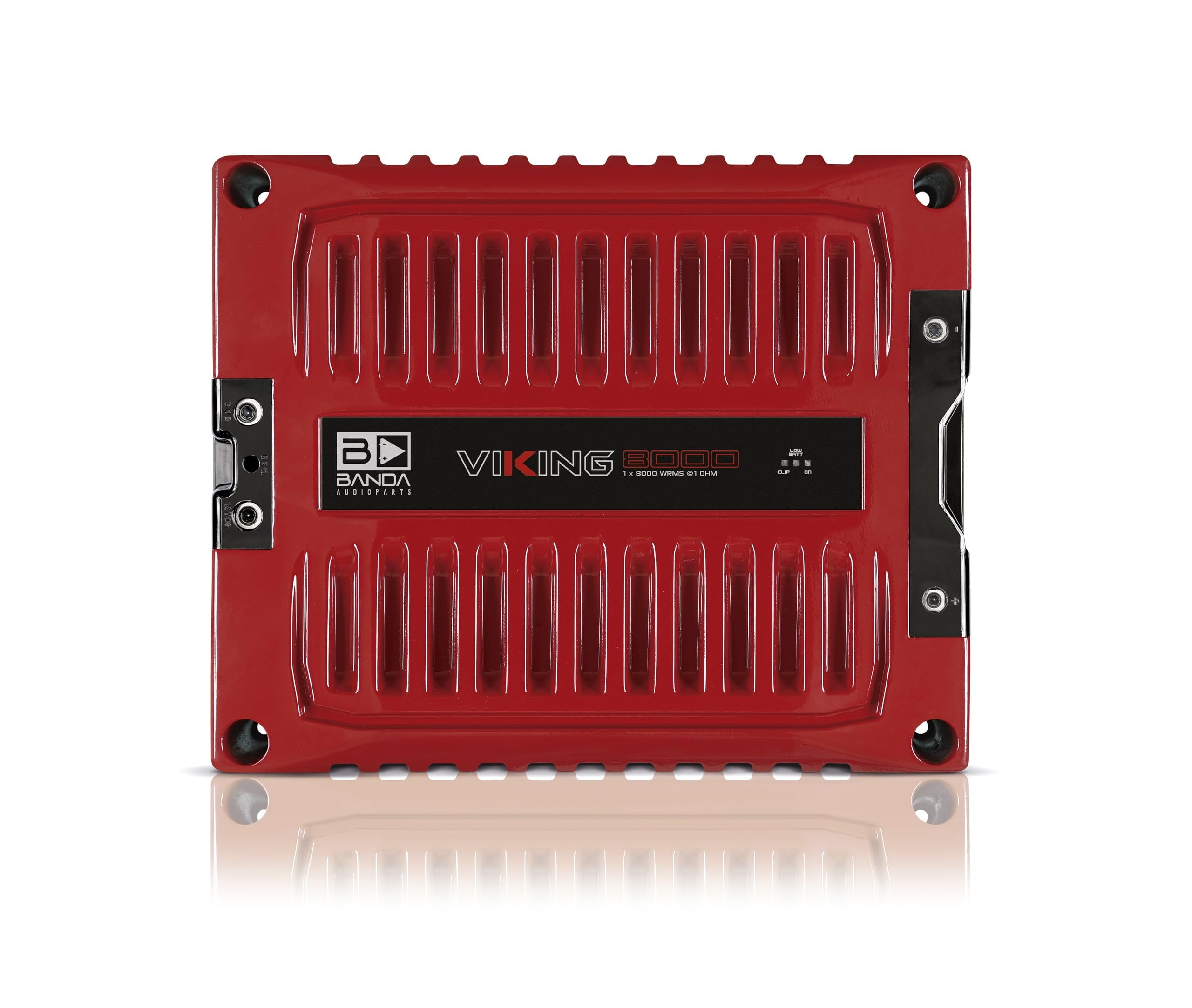 Banda VIK8000.1RED New Viking 8000 Watts Rms Amplifier Audio Car ...