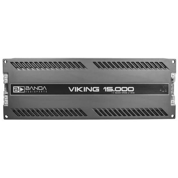 Banda Viking Mono 15000 Watt RMS Class D Car Amplifier - VIKING15000 ...