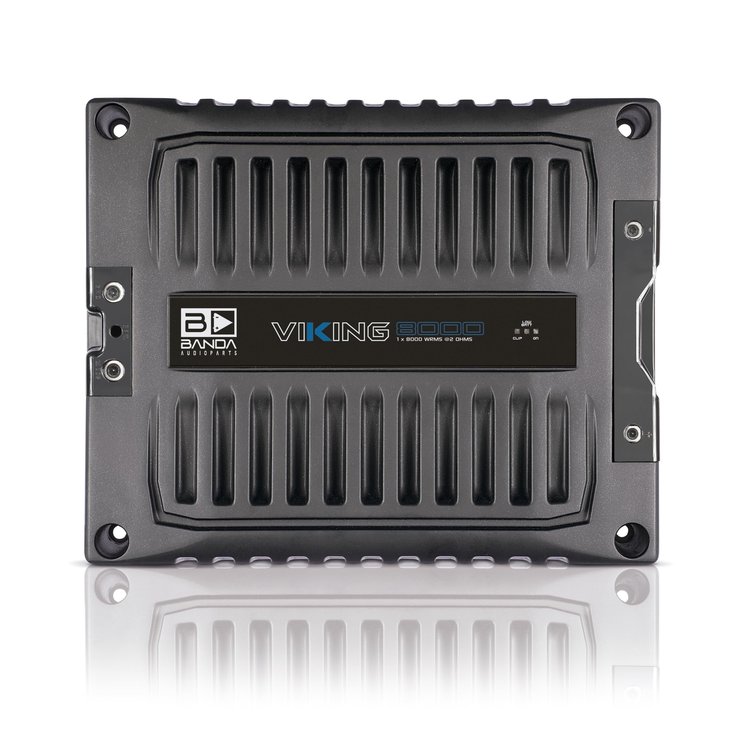 Banda Audioparts VIKING8002 Car Digital Amp, 8000W Max, 2 Ohm, Audio ...