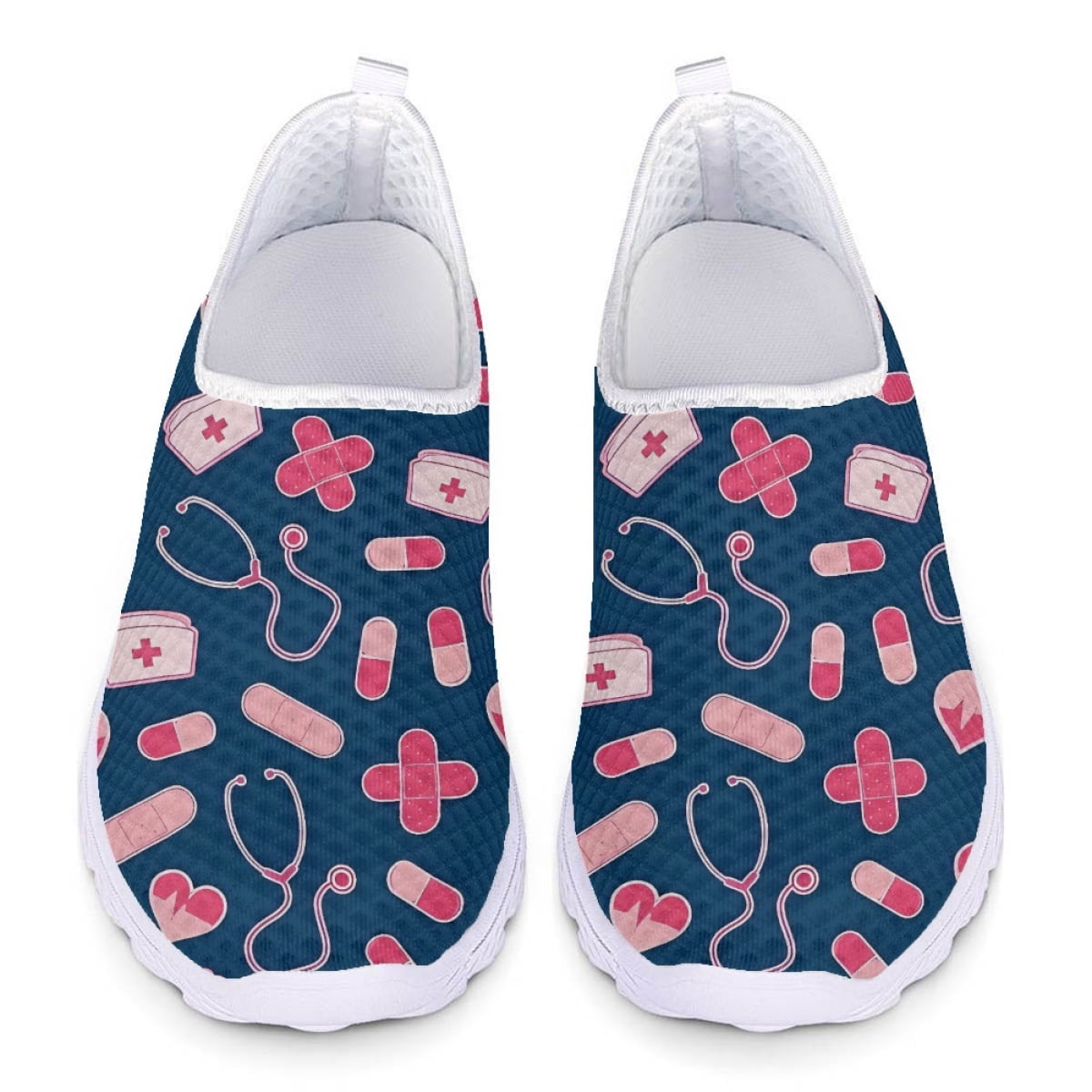 Bandage Medical Printing Cute Non-slip Nursing Shoes For Women Summer ...