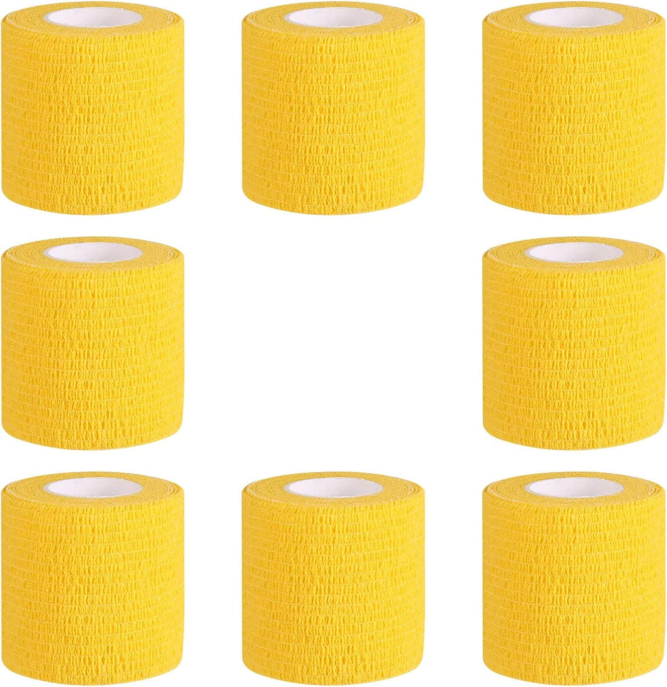 Bandage Wrap 8 Pack 2”x 5 Yards Self Adhesive Bandage Wrap Breathable ...