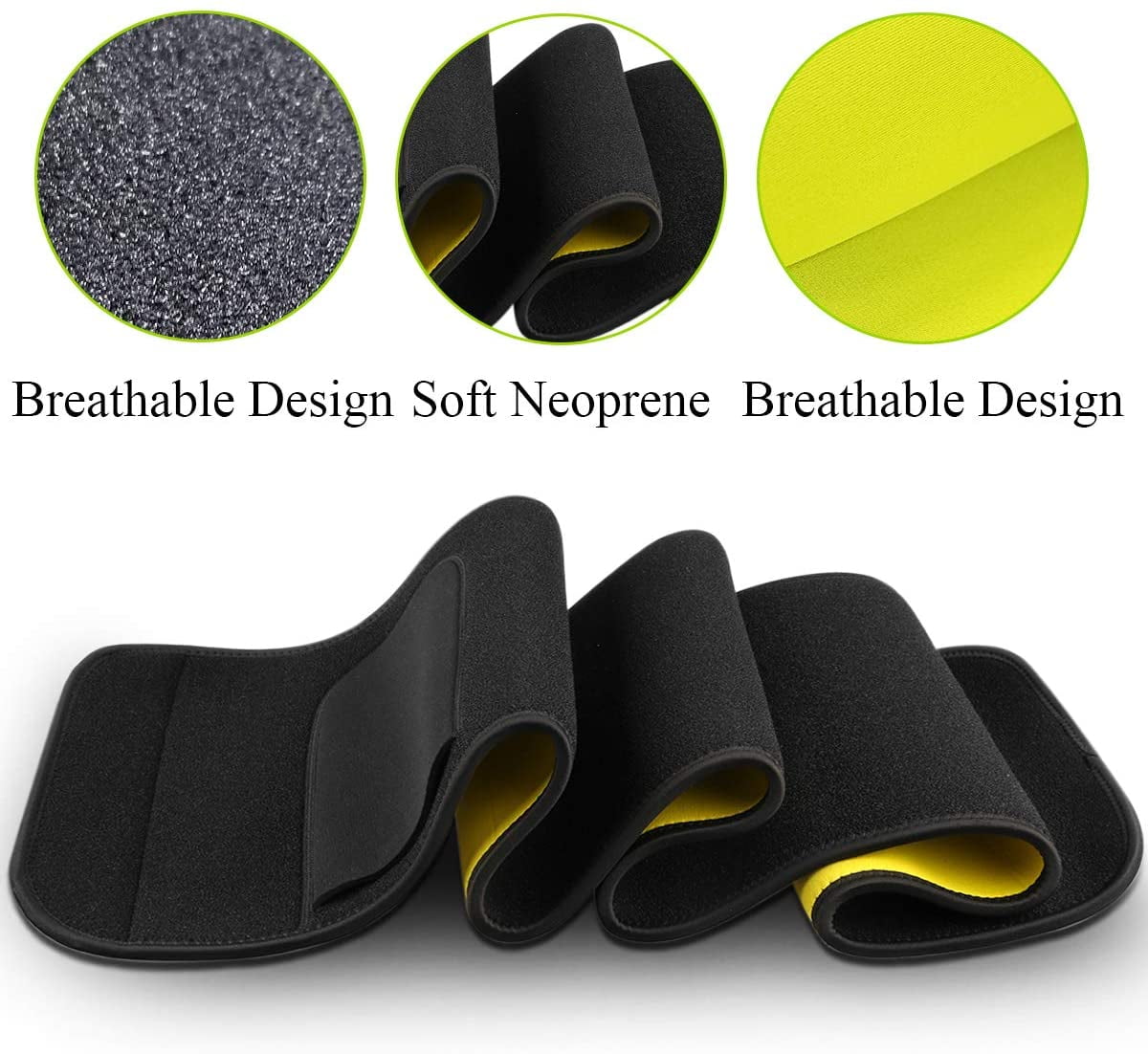 Bandage Wrap Sauna Belt Tummy Sweat Wrap Body Shaper Waist Trimmer Belt ...