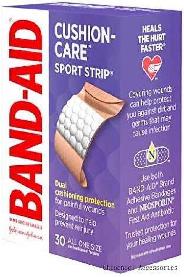 Bandages Cushion-Care Sport Strip 30 Ea (Pack Of 3) - Walmart.com