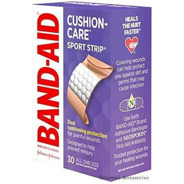 Bandages Cushion-Care Sport Strip 30 Ea (Pack Of 3) - Walmart.com
