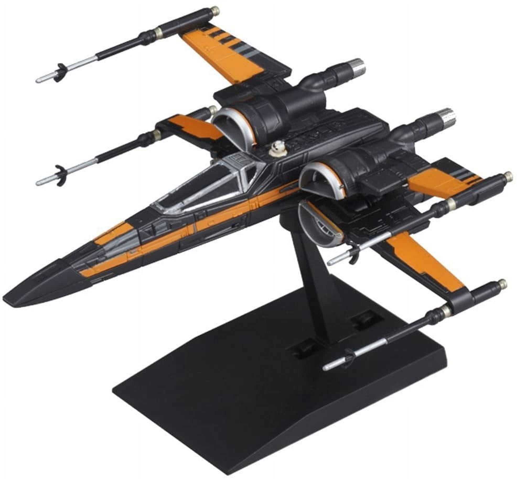Bandai 2322886 Star Wars Poe's X-Wing Fighter 1/144 Scale Plastic Model ...