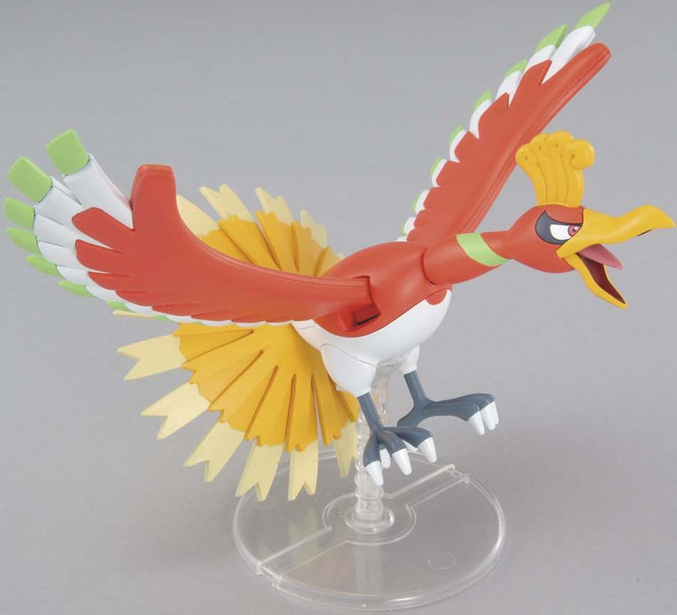 Bandai Collectible Adult Ho-Oh Action Figure, Plastic Multicolor, 8.00 ...