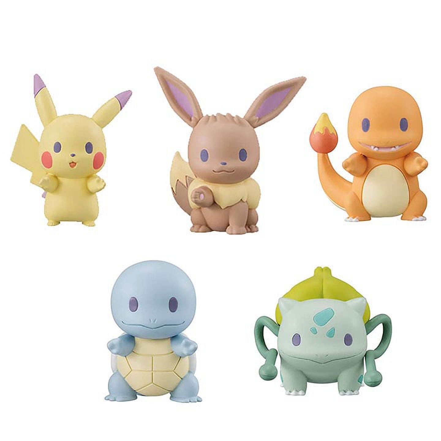 Bandai Gashapon Pokemon Sun & Moon Pastel Series Marching Mini Figures ...