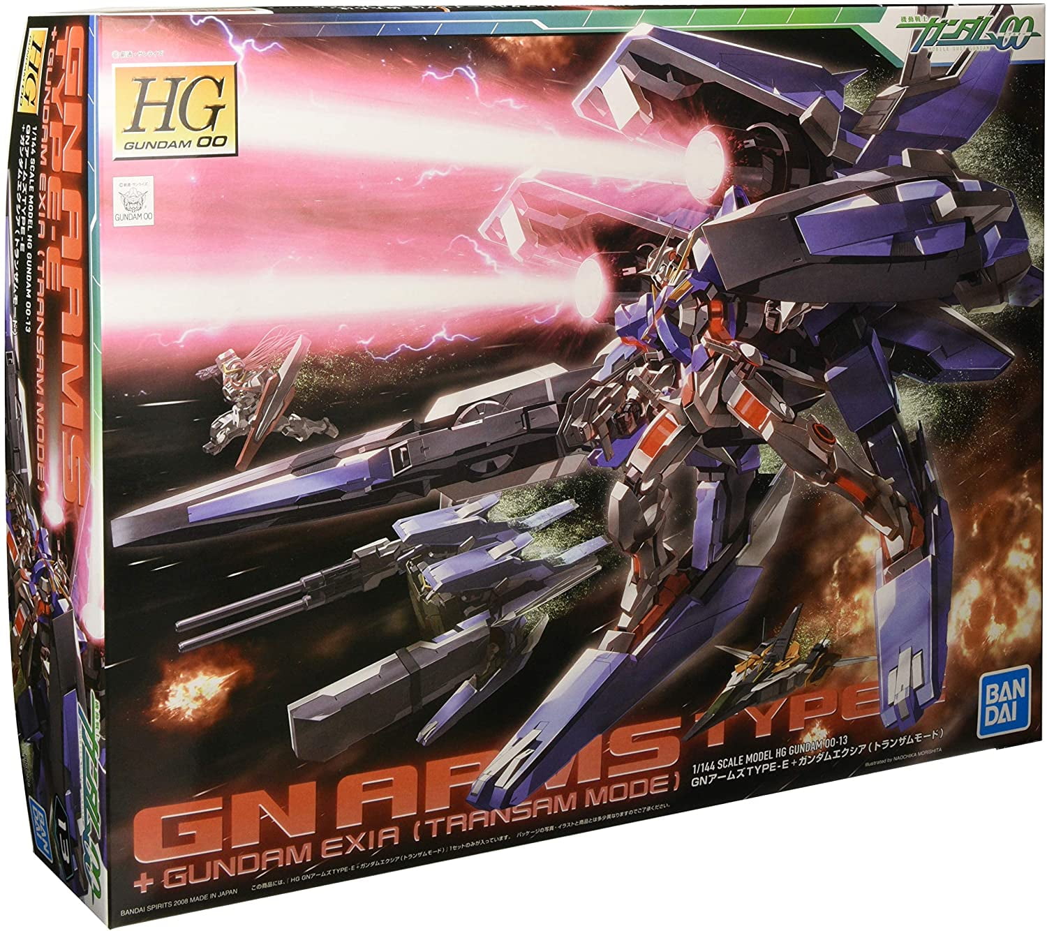 Bandai Hobby Gundam 00 GN Arms Type E + Gundam Exia (Trans-am Mode) HG ...