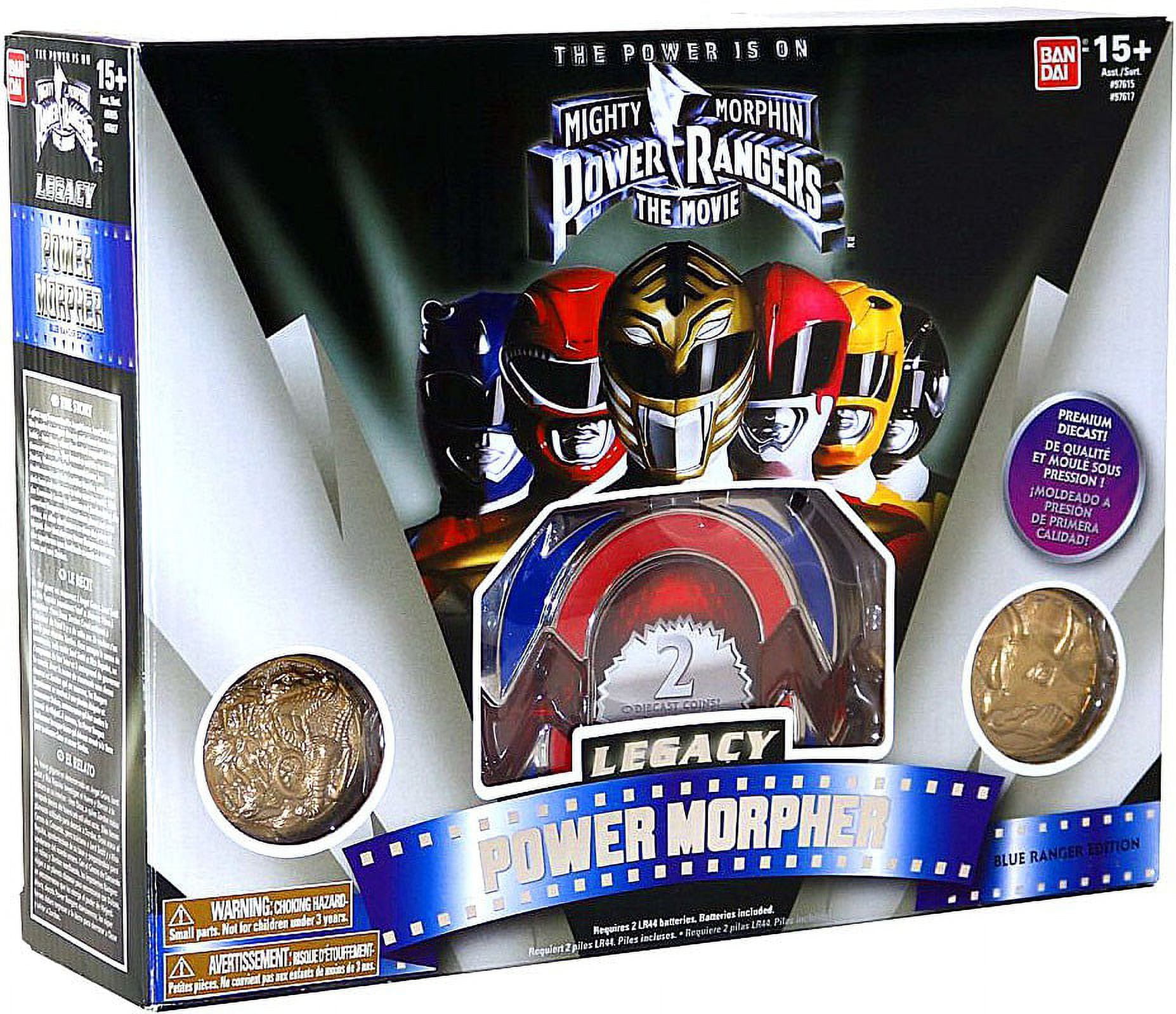 Bandai Mighty Morphin Power Rangers Legacy Edition Blue Ranger Morpher ...
