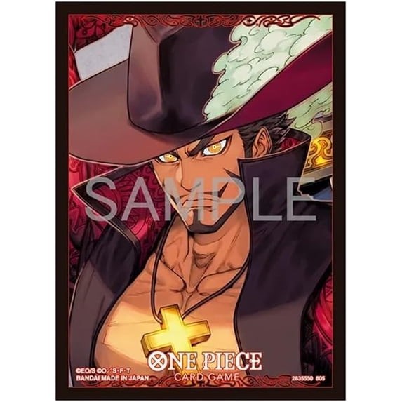 Bandai One Piece Card Game Sleeves Vol.13 Dracule Mihawk - Walmart.com
