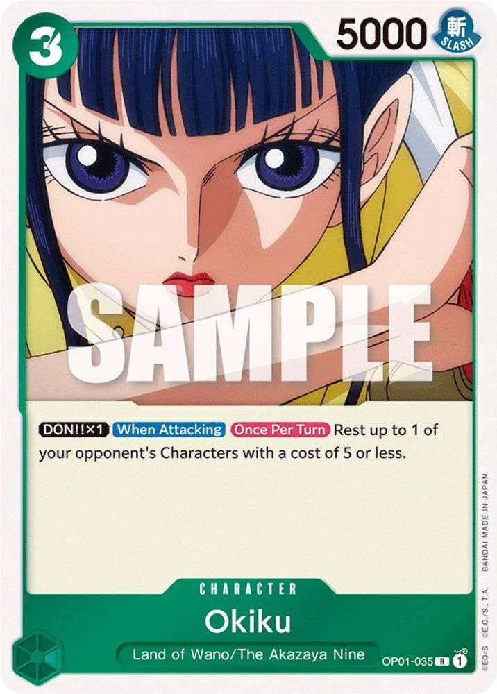 One Piece Romance Dawn Rare Okiku OP01-035 - Walmart.com