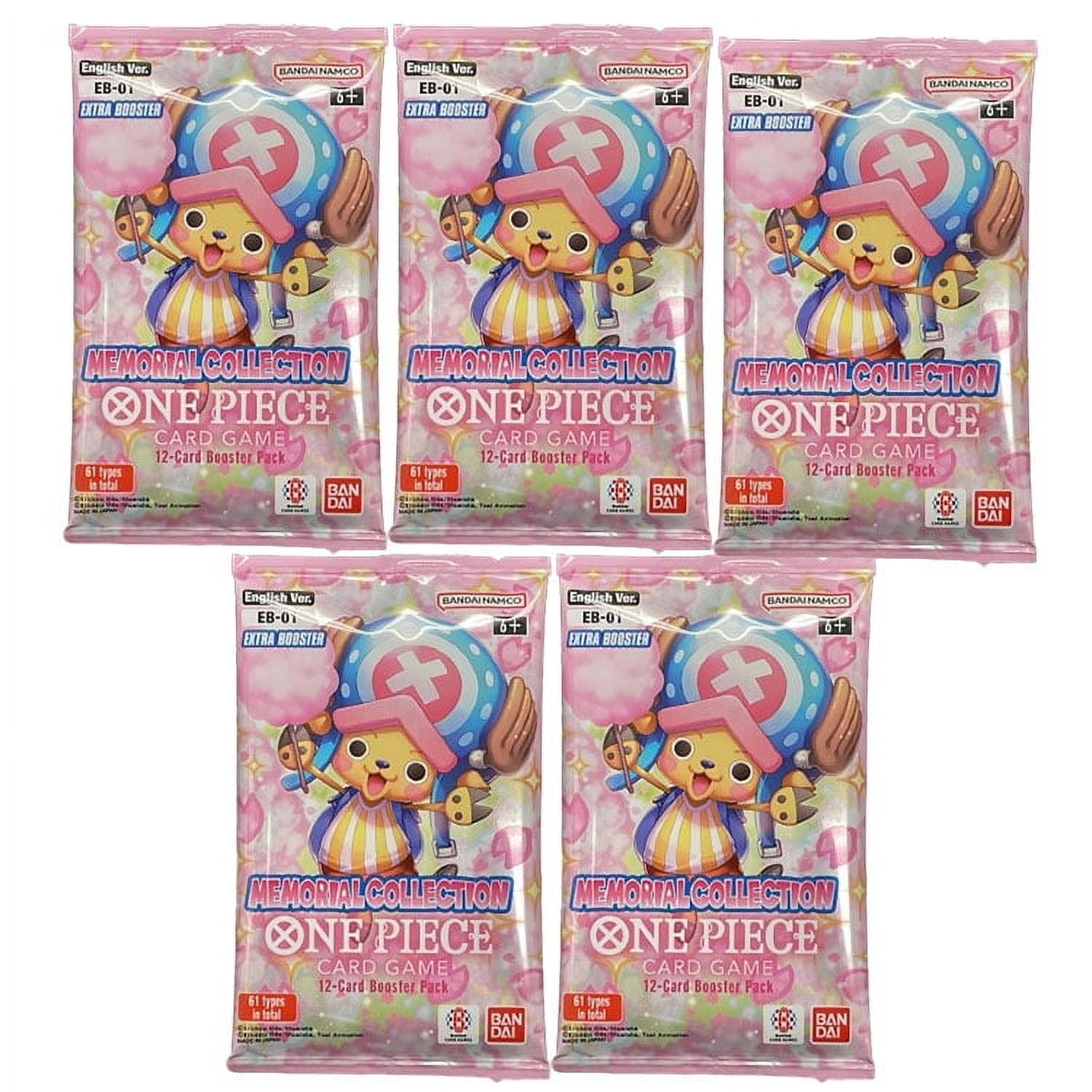 Bandai One Piece Trading Cards - Memorial Collection EB-01 - BOOSTER ...