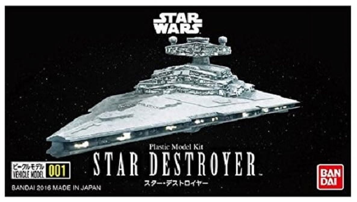 Star Wars 001 Star Destroyer Vehicle Model 1:14500 Scale Model Kit ...