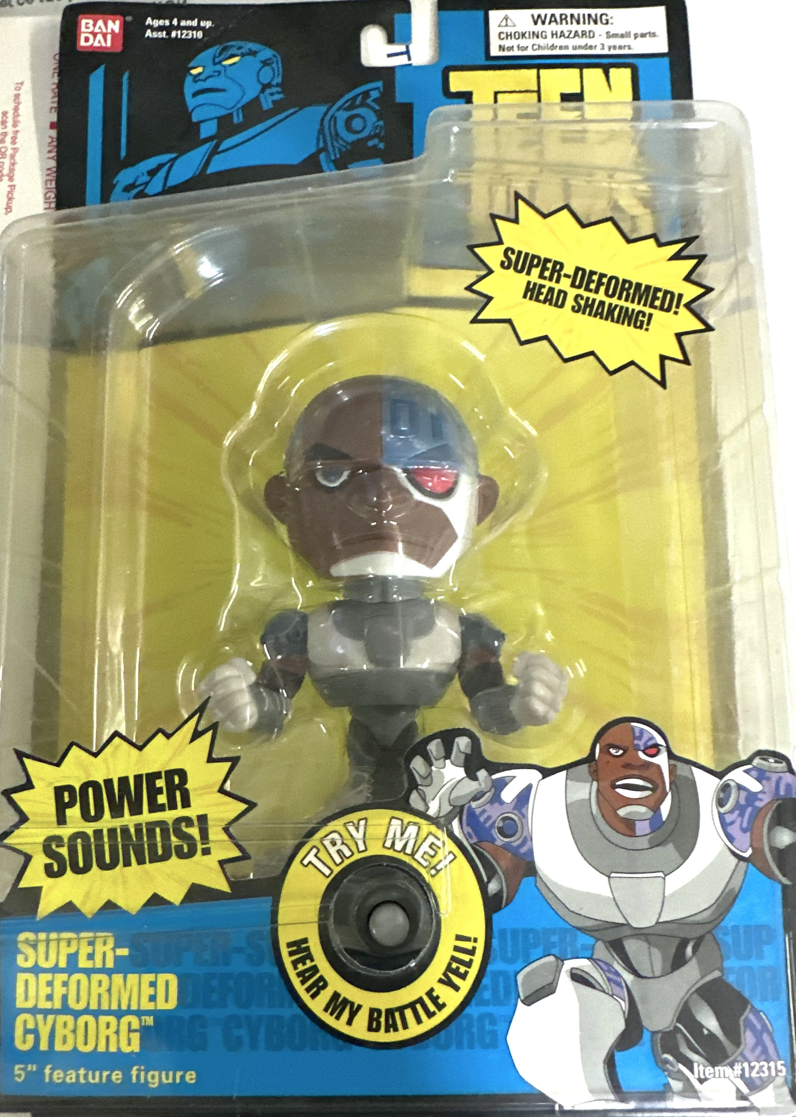 Bandai Teen Titans Figure - 5in Super Transforming Cyborg Figure ...