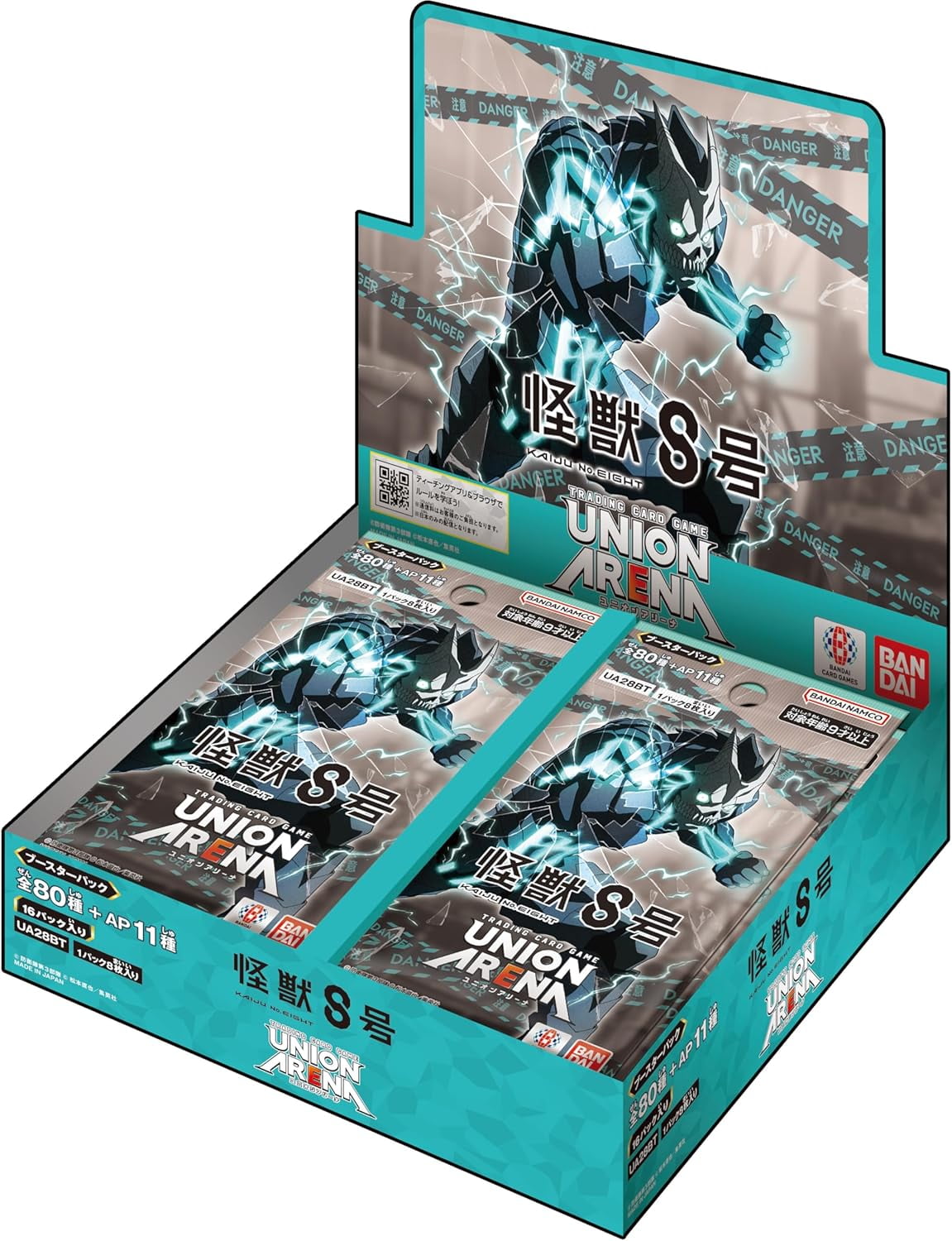 Bandai UNION ARENA Booster Box - Kaiju No. 8 [UA28BT] (Japanese) - 16 ...