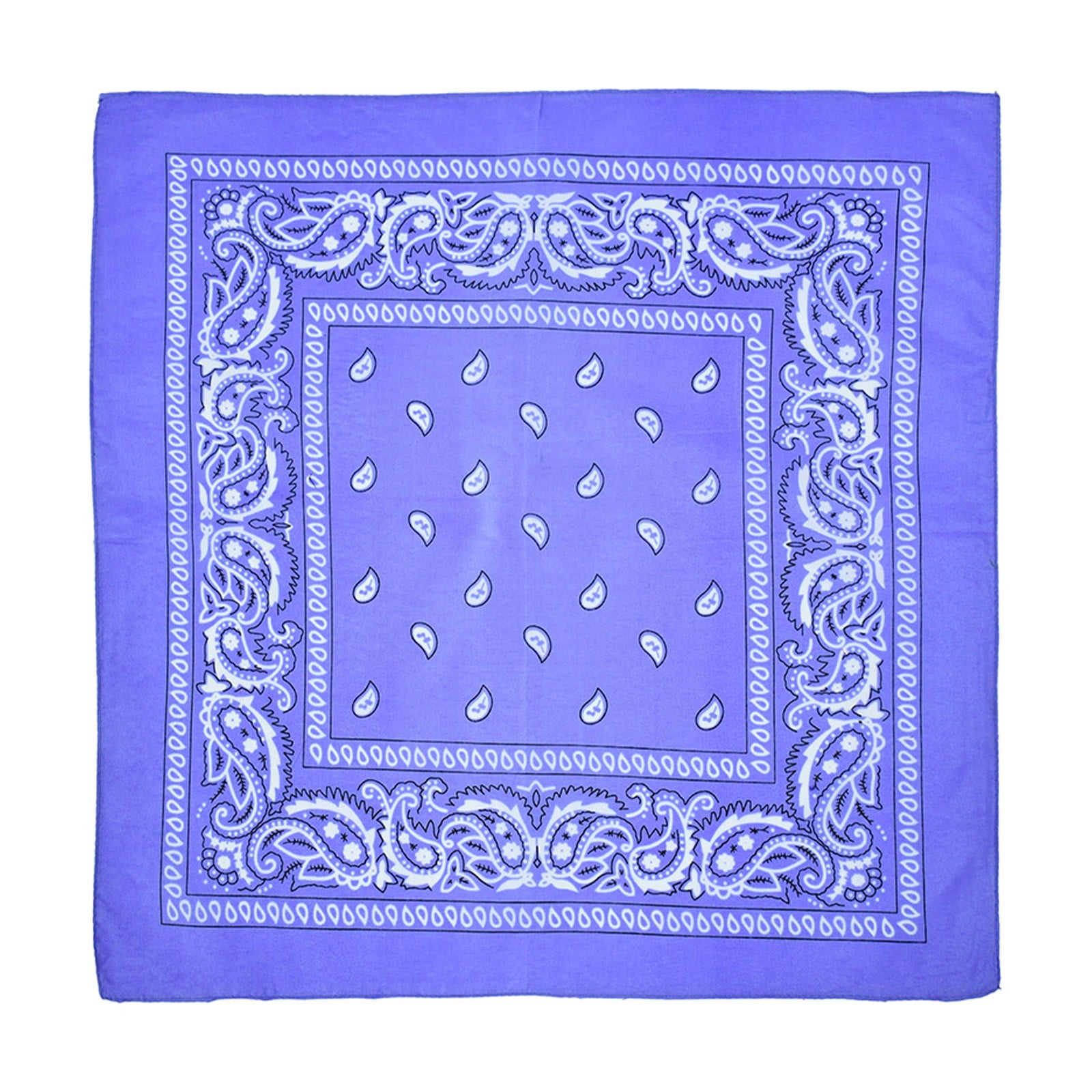 Bandana,100% Cotton Paisley Pattern Bandanas Face Mask Square Scarf ...