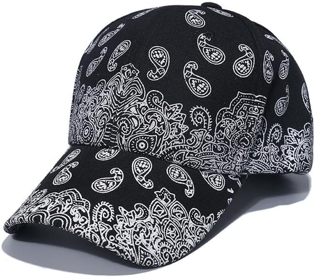 Bandana Baseball Cap for Men Women Adjustable Summer Fashion Hip Hop ...